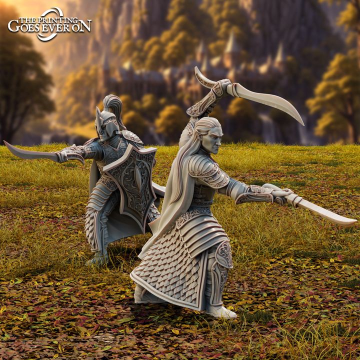 3D Printable Rilin and Onorfin - Presupported by The Printing Goes Ever On